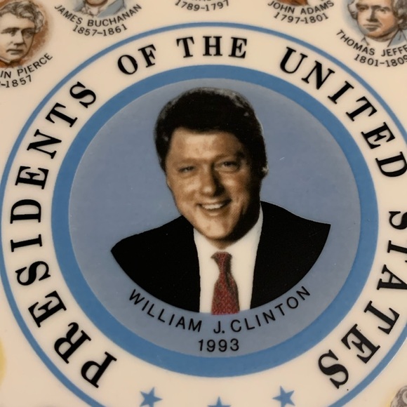 Vintage | Wall Decor | Vintage Bill Clinton 993 Presidents Of The ...
